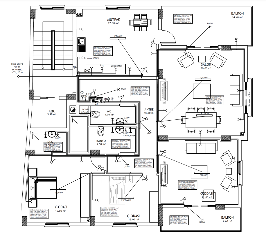 Solved For the electrical installation project shown in the | Chegg.com