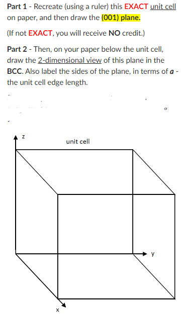 Solved Part 1 - Recreate (using a ruler) this EXACT unit | Chegg.com