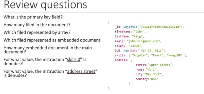 Solved Review Questionswhat Is The Primary Key Fieldhow