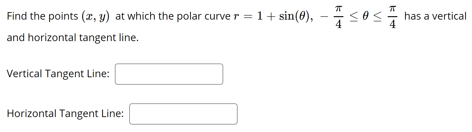 Solved 3 TT Find the slope of the tangent line to polar | Chegg.com