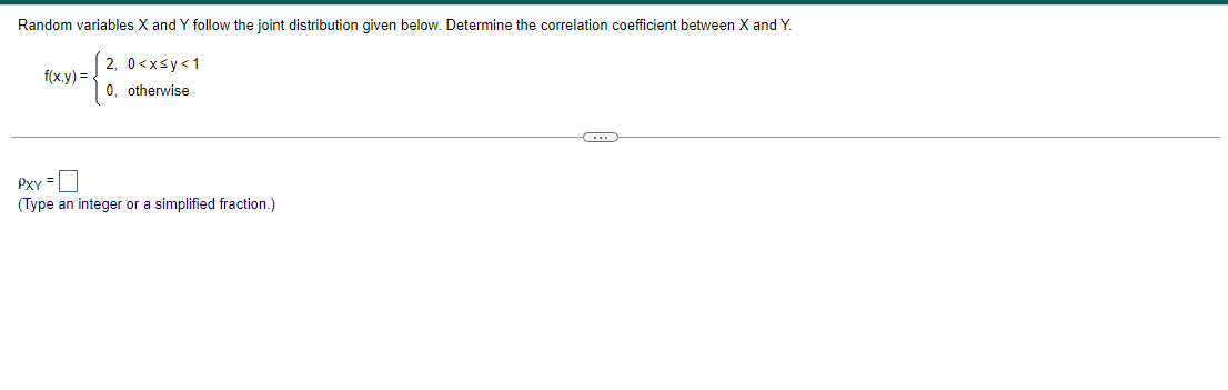 Solved Random variables X and Y follow the joint | Chegg.com