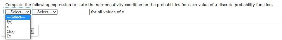Solved Complete the following expression to state the | Chegg.com