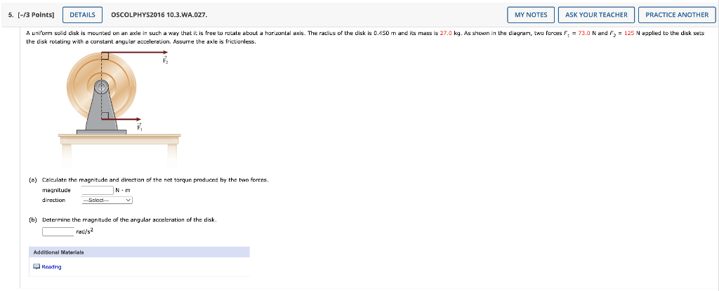 Solved the disk rotating with a constant angular | Chegg.com