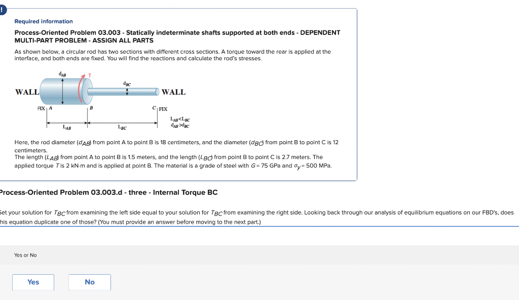 Solved Required information Process-Oriented Problem 03.003 | Chegg.com