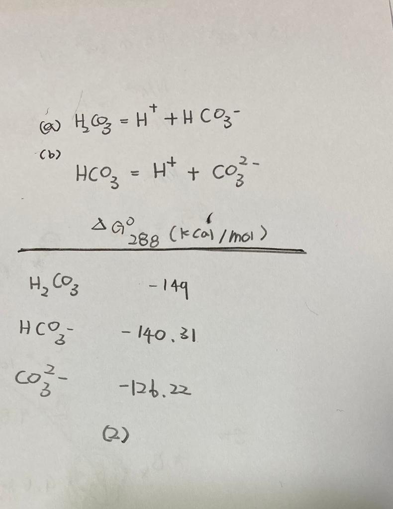 Solved (1).Calculate the number of kcal released when you | Chegg.com