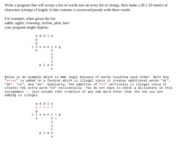 Solved Python 3 Function Crossword L Makes Prints Crosswo