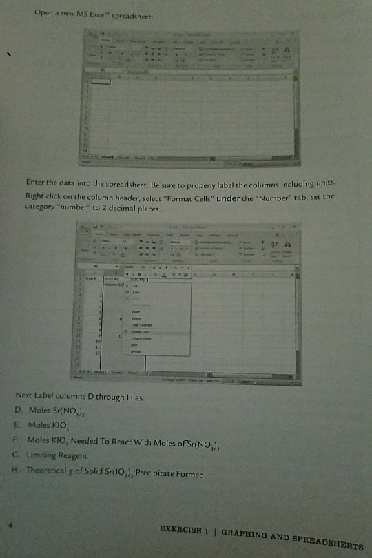 Solved BACKGROUND When using a graphing program such as MS | Chegg.com