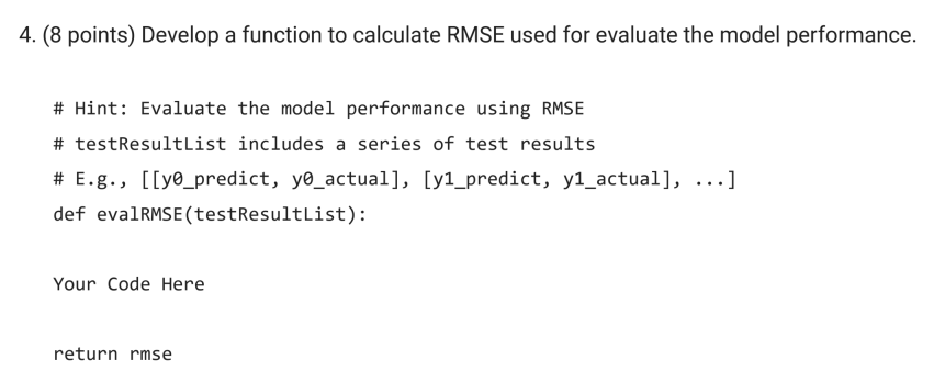 Solved Simple Linear Regression (35%) In this programming | Chegg.com