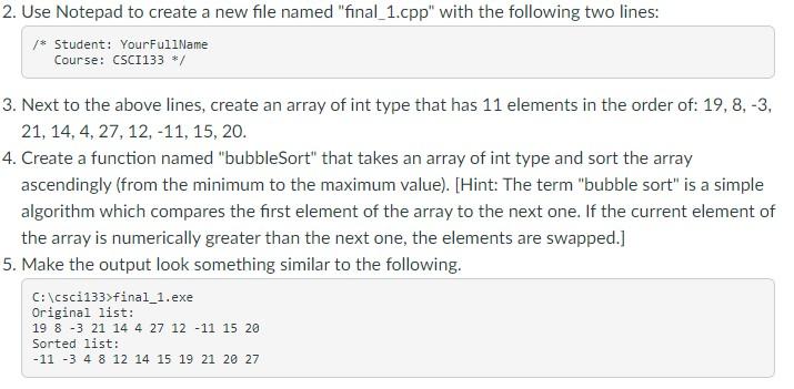 Solved 2. Use Notepad to create a new file named | Chegg.com