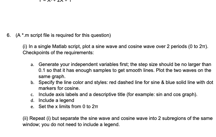Solved (A* A∗ script file is required for this question) (i) | Chegg.com