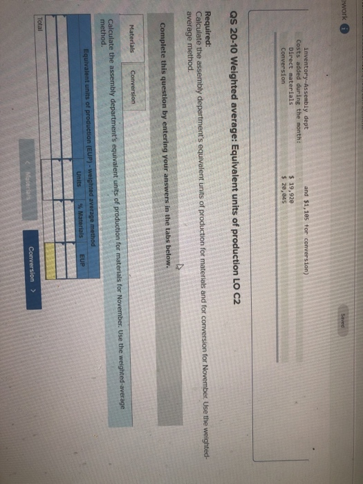 Solved Use the following information for the Quick Study | Chegg.com