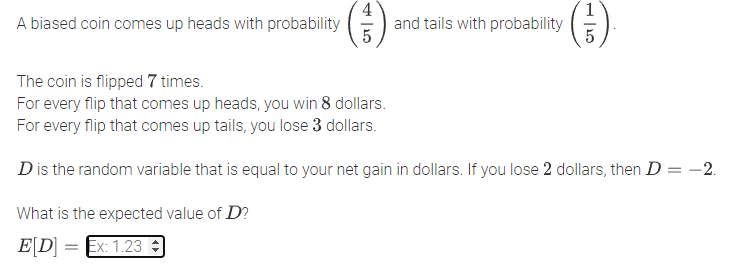 Solved A A biased coin comes up heads with probability and | Chegg.com