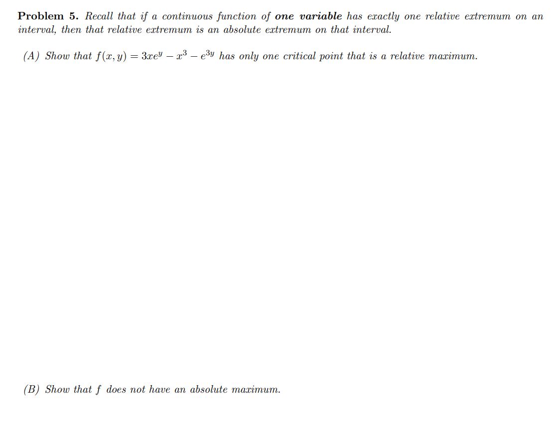 Solved Problem 4. ﻿Find and classify all critical points as | Chegg.com