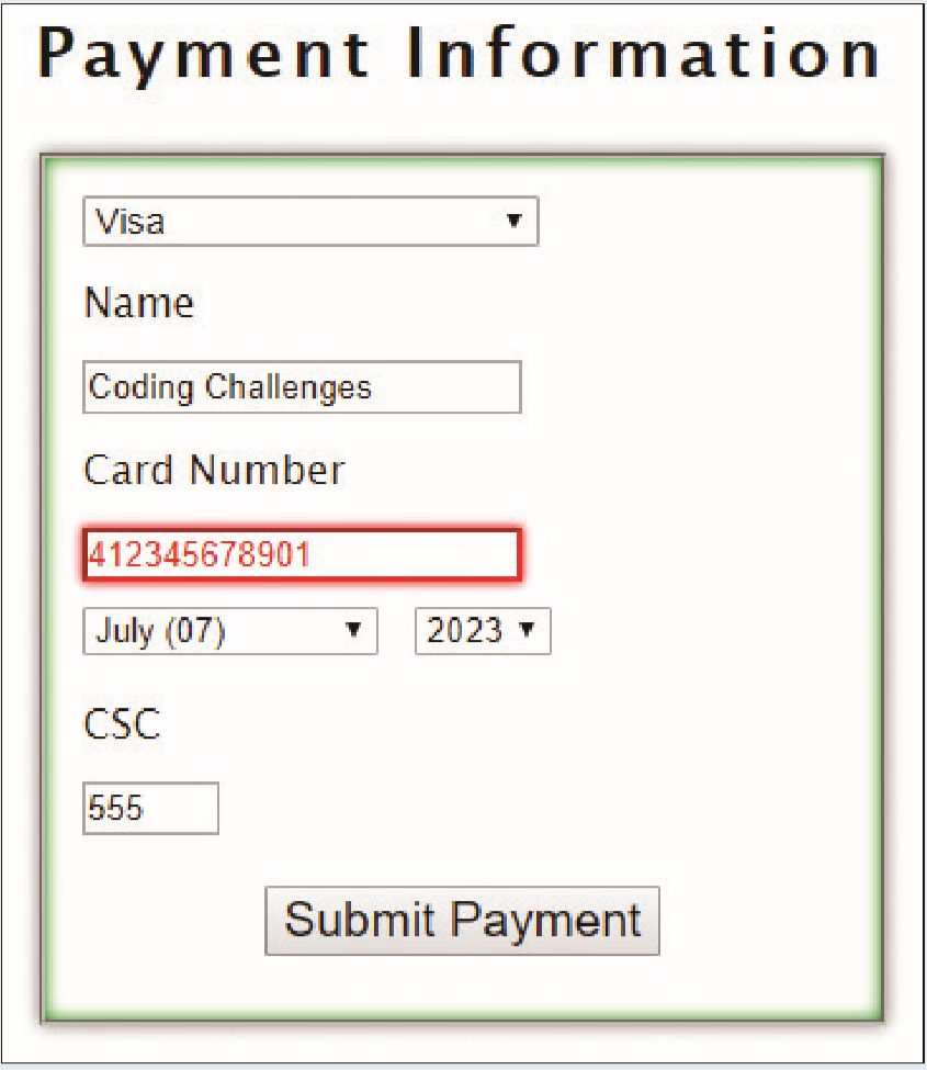 You’ve been asked to complete a web form containing | Chegg.com
