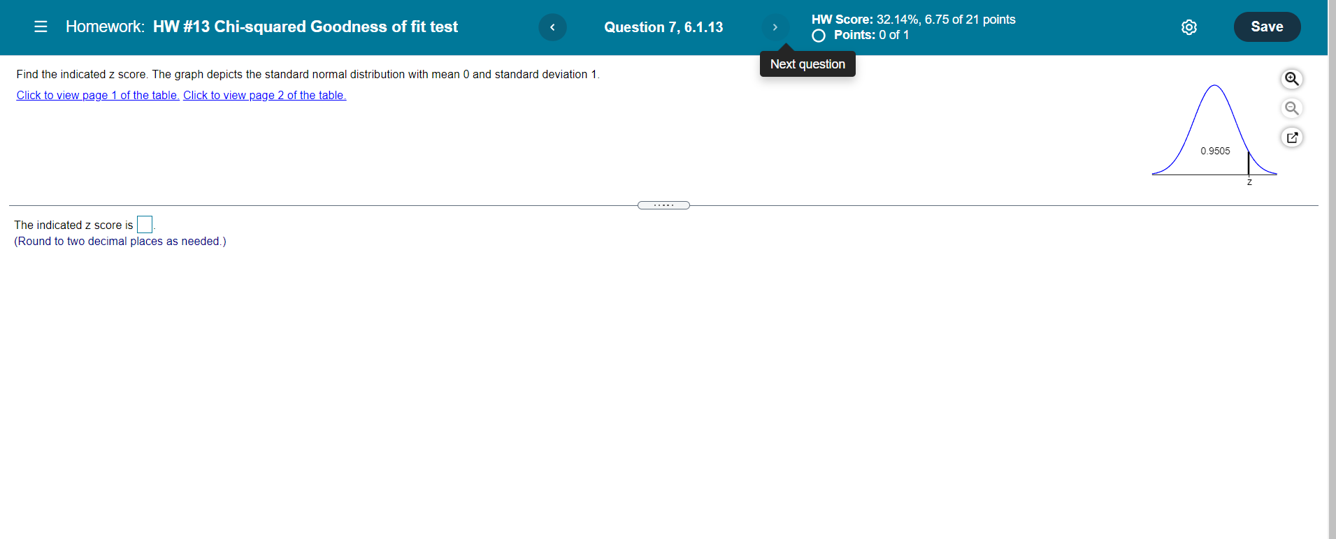 Solved = Homework: HW #13 Chi-squared Goodness of fit test | Chegg.com