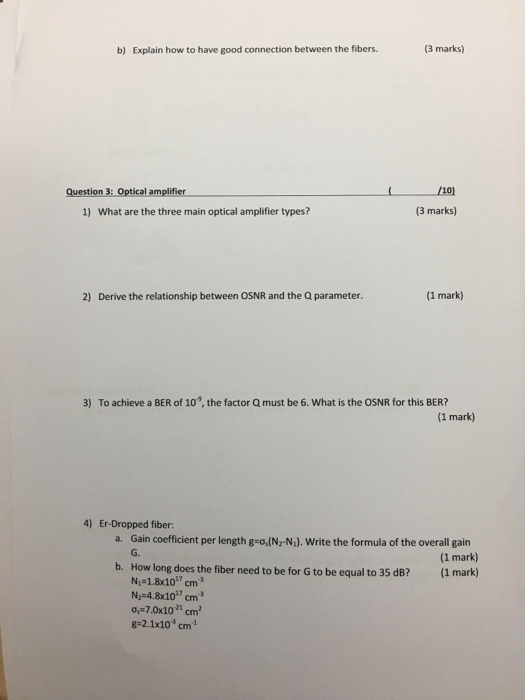 Solved Question 1: Dispersion A non-dispersion shifted fiber | Chegg.com Solved Question 1: Dispersion A non-dispersion shifted fiber | Chegg.com