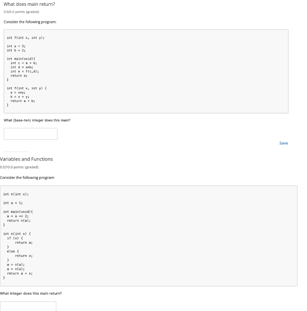 Solved I can't get these two to compile. These are C | Chegg.com