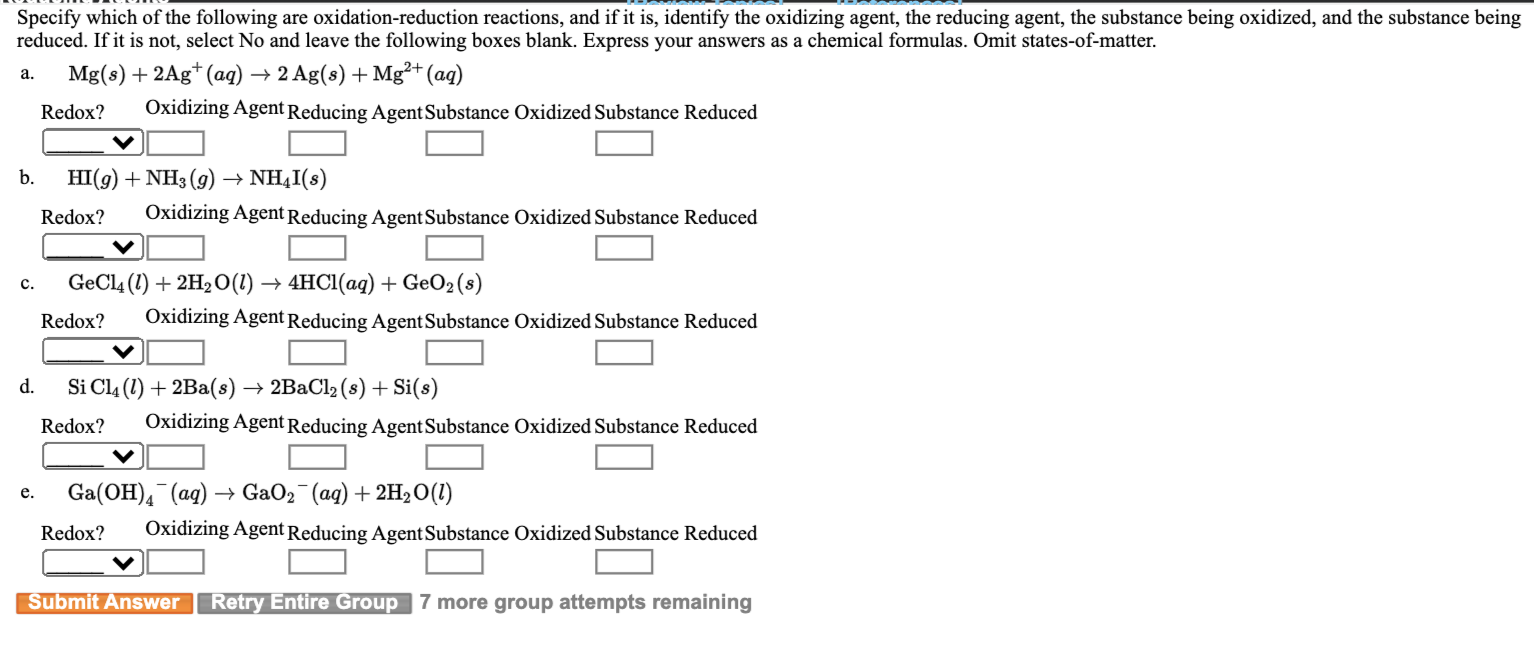Solved Specify which of the following are | Chegg.com