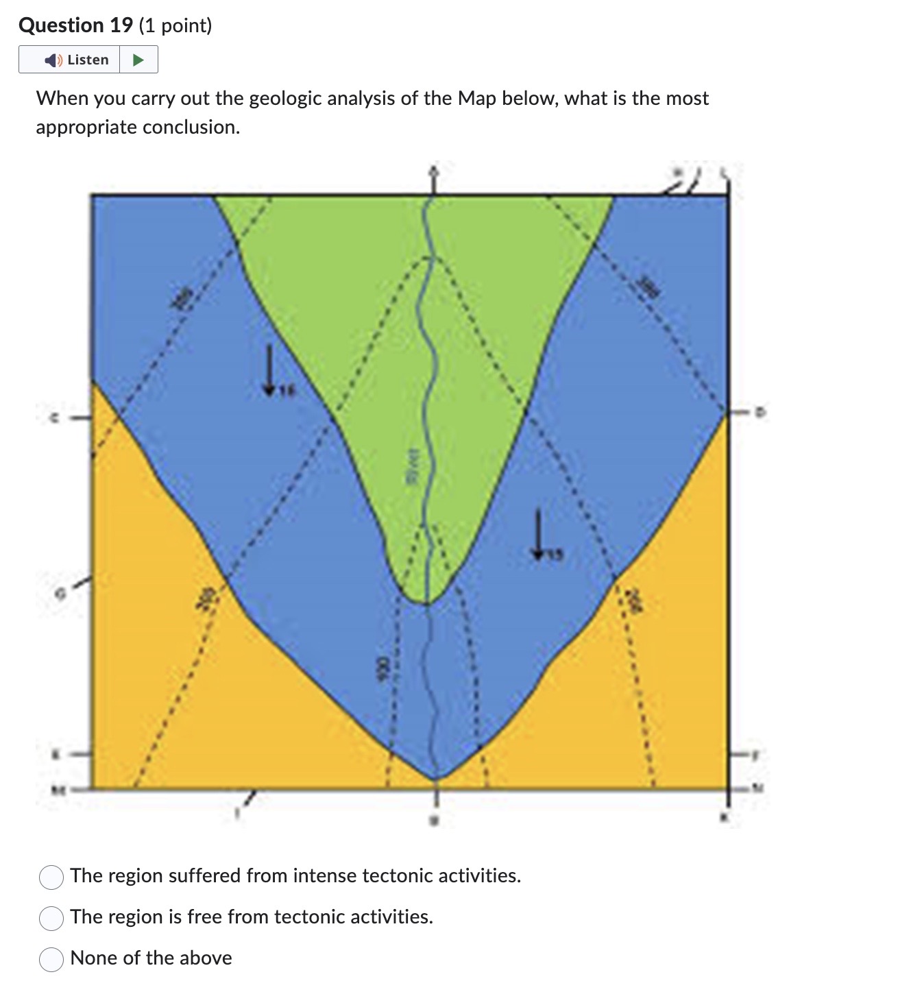 Solved When you carry out the geologic analysis of the Map | Chegg.com