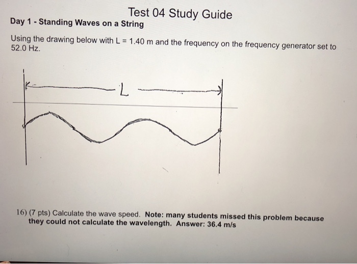 Solved Calculate the wave speed | Chegg.com