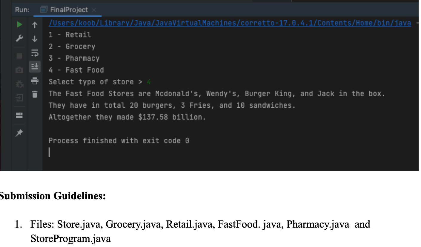 Solved For this assignment I need a parent class known as | Chegg.com