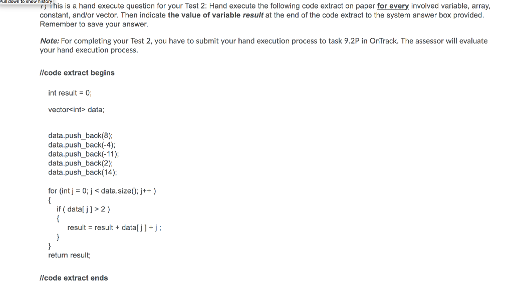 Solved Could you please help with the Hand Execution of this | Chegg.com