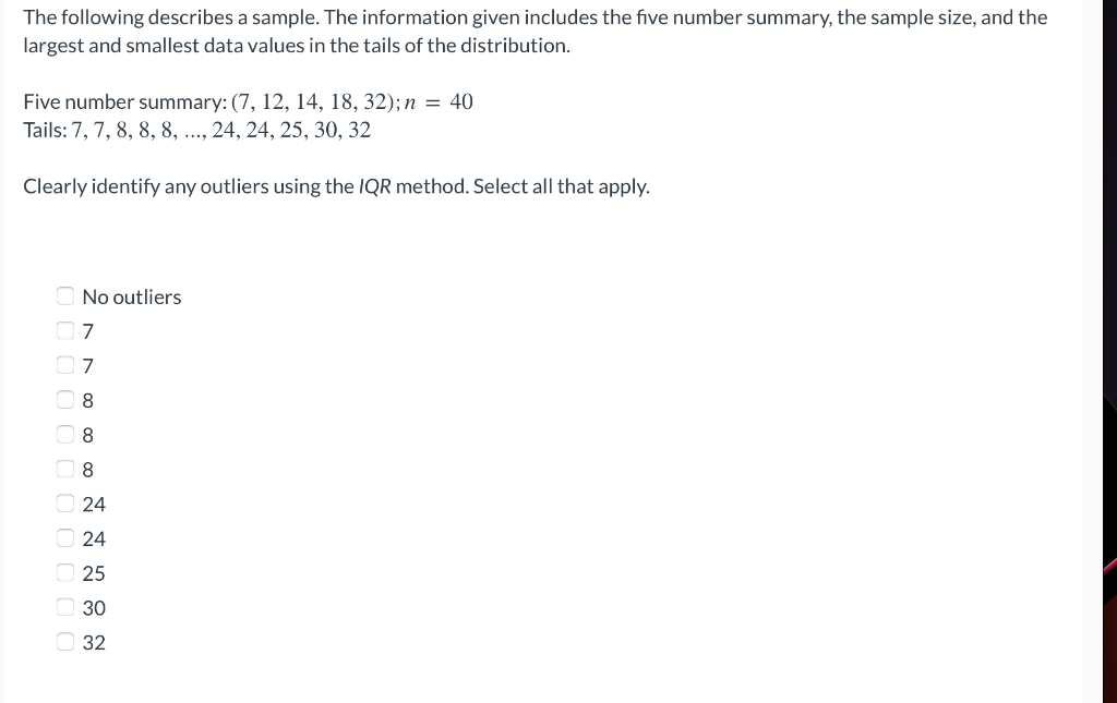 The following describes a sample. The information | Chegg.com