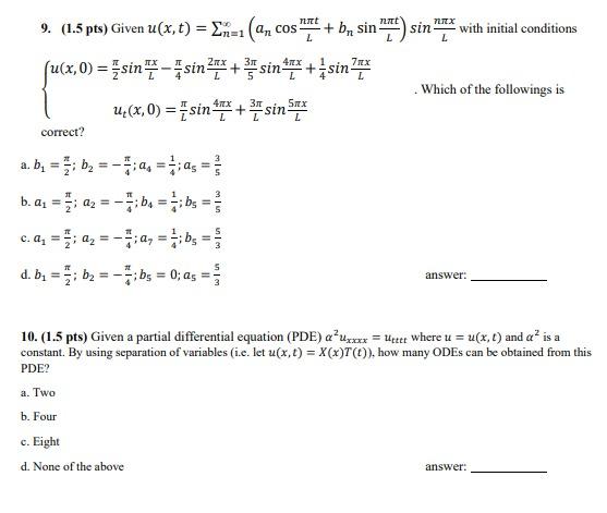 Solved 9. (1.5 pts) Given | Chegg.com