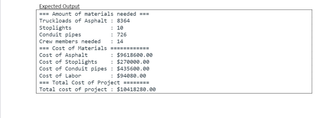 Solved Assignment 02–Rosie’s Road Co. CSE 110. Please use | Chegg.com