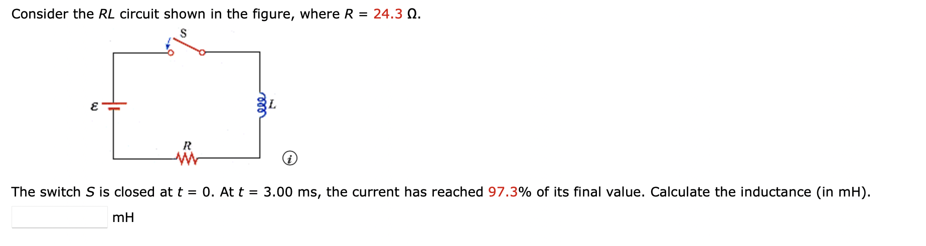 Solved Consider the RL circuit shown in the figure, where | Chegg.com