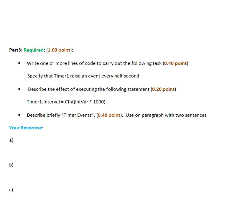 Solved Part1: Required: (1.50 points): Assume the content of | Chegg.com