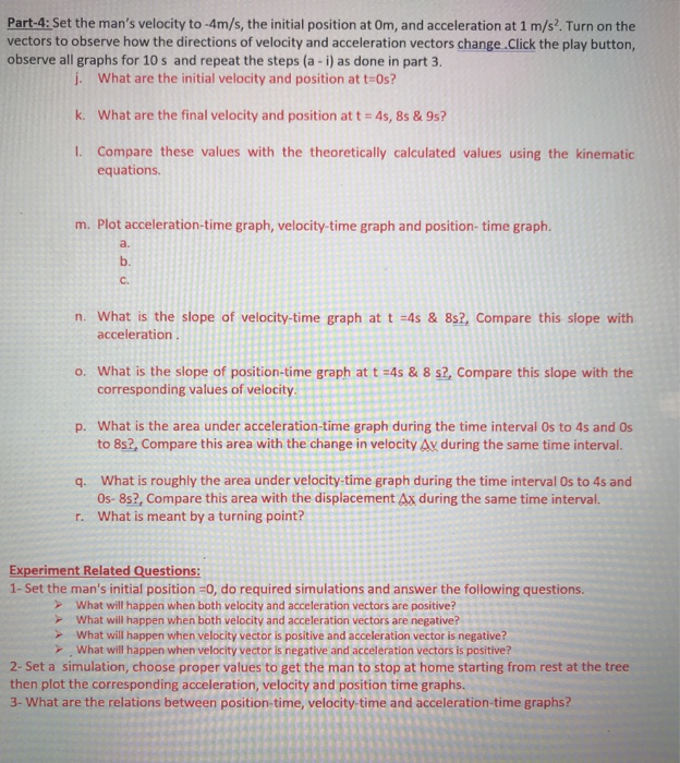 Solved This lab is based on the moving man simulation, which | Chegg.com