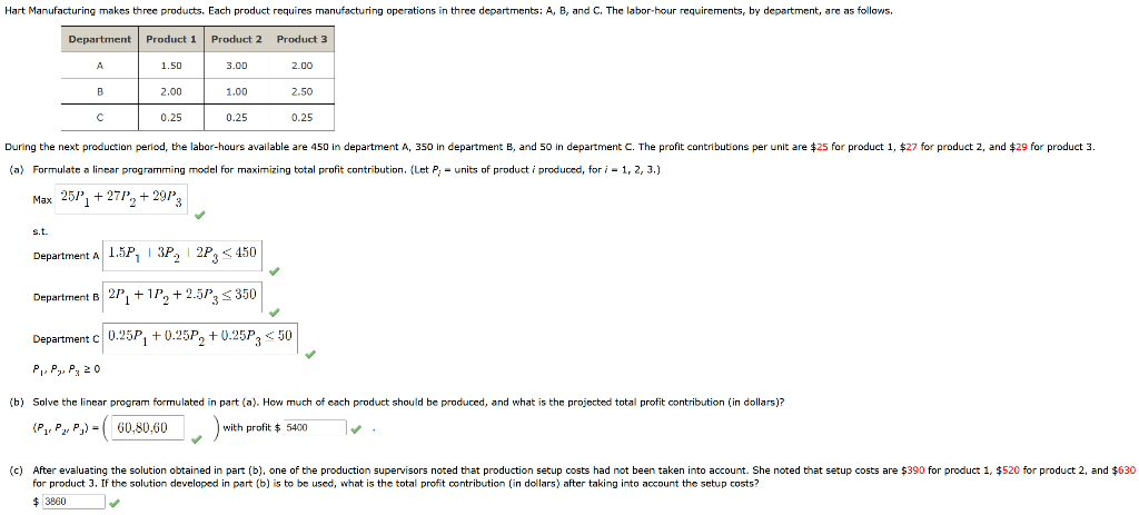 Solved (a) Formulate a linear programming model for | Chegg.com