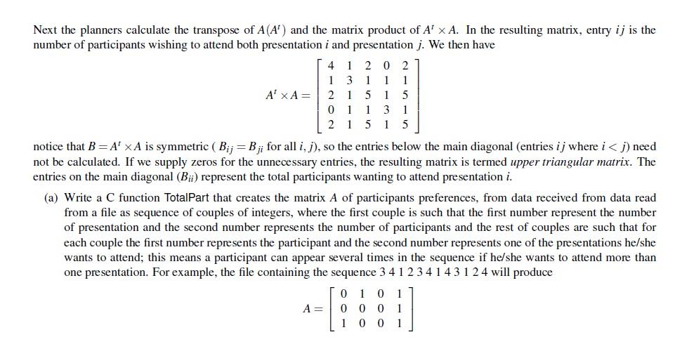 Solved 6 Exercise 2: Minimization of scheduling conflicts | Chegg.com