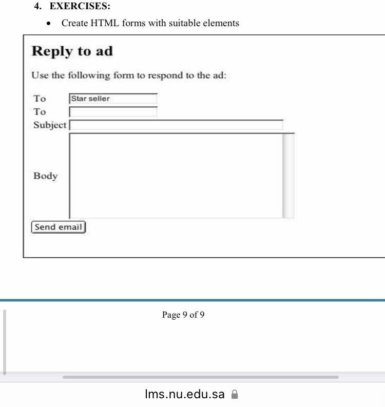 Solved 4. EXERCISES: | Chegg.com
