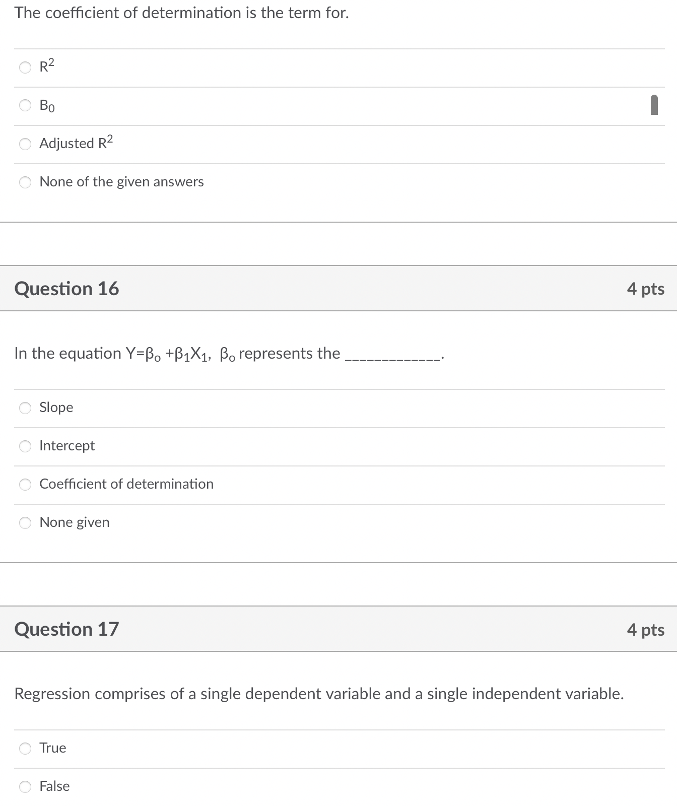 Solved The coefficient of determination is the term for. R2 | Chegg.com