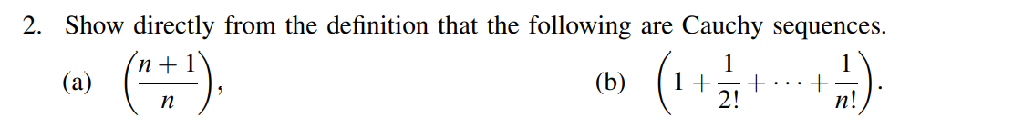 Show directly from the definition that the following | Chegg.com