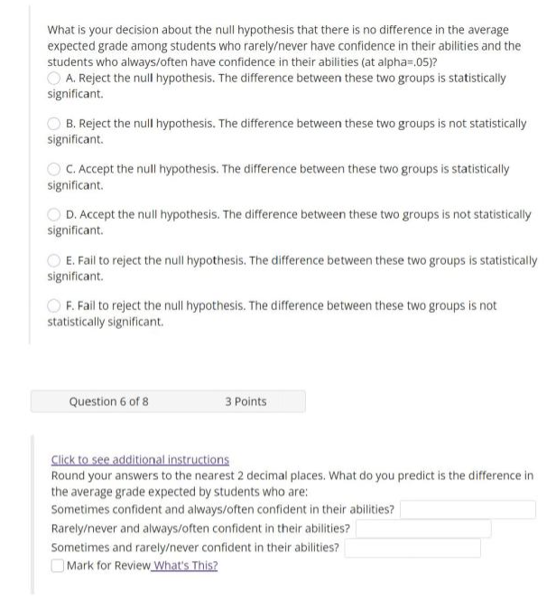 Solved Part 5 of 6 Using our Class Survey data, Prof. Denice | Chegg.com