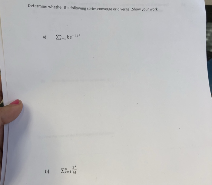 Solved Problem 3(20 Points) Determine whether the following | Chegg.com