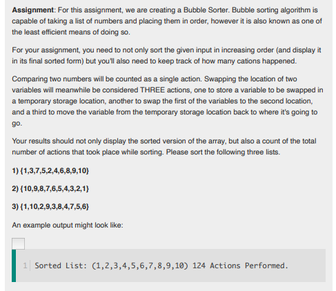 Solved Assignment: For this assignment, we are creating a | Chegg.com