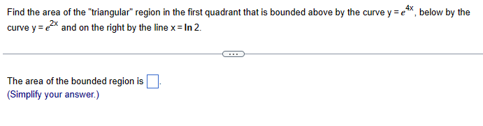 Solved Find the area of the "triangular" region in the first | Chegg.com