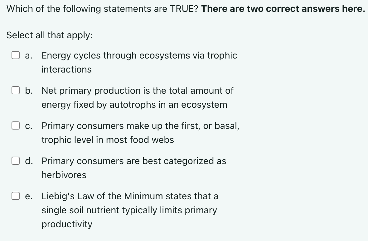 Solved Which of the following statements are TRUE? There are | Chegg.com
