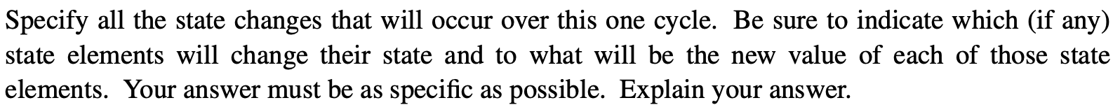 Solved Consider the single cycle implementation shown in | Chegg.com