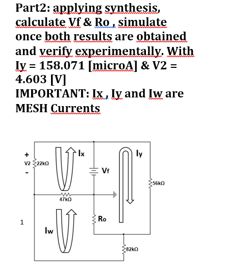 Solved Parte 2.a. : Calculate, simulate on multisim and | Chegg.com