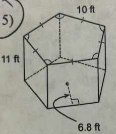 Find P, B, H, and I for each figure. Then find the | Chegg.com