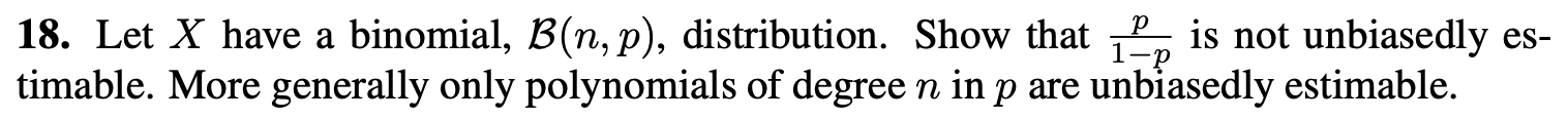 Solved 18. Let X have a binomial, B(n,p), distribution. Show | Chegg.com