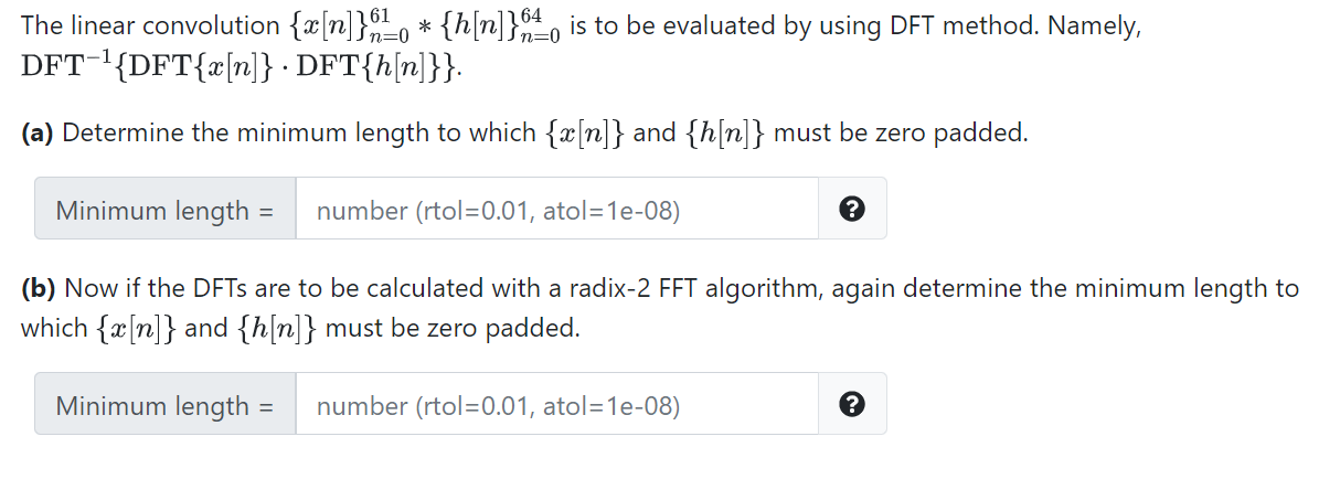 Solved The linear convolution {x[n]}* {h[n]}4, is to be | Chegg.com