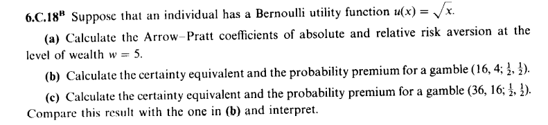 Solved W 6 C 18® Suppose That An Individual Has A