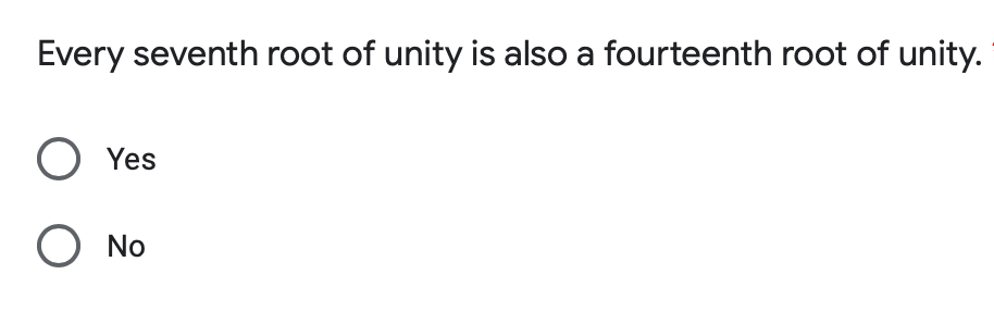 Solved Every seventh root of unity is also a fourteenth root | Chegg.com