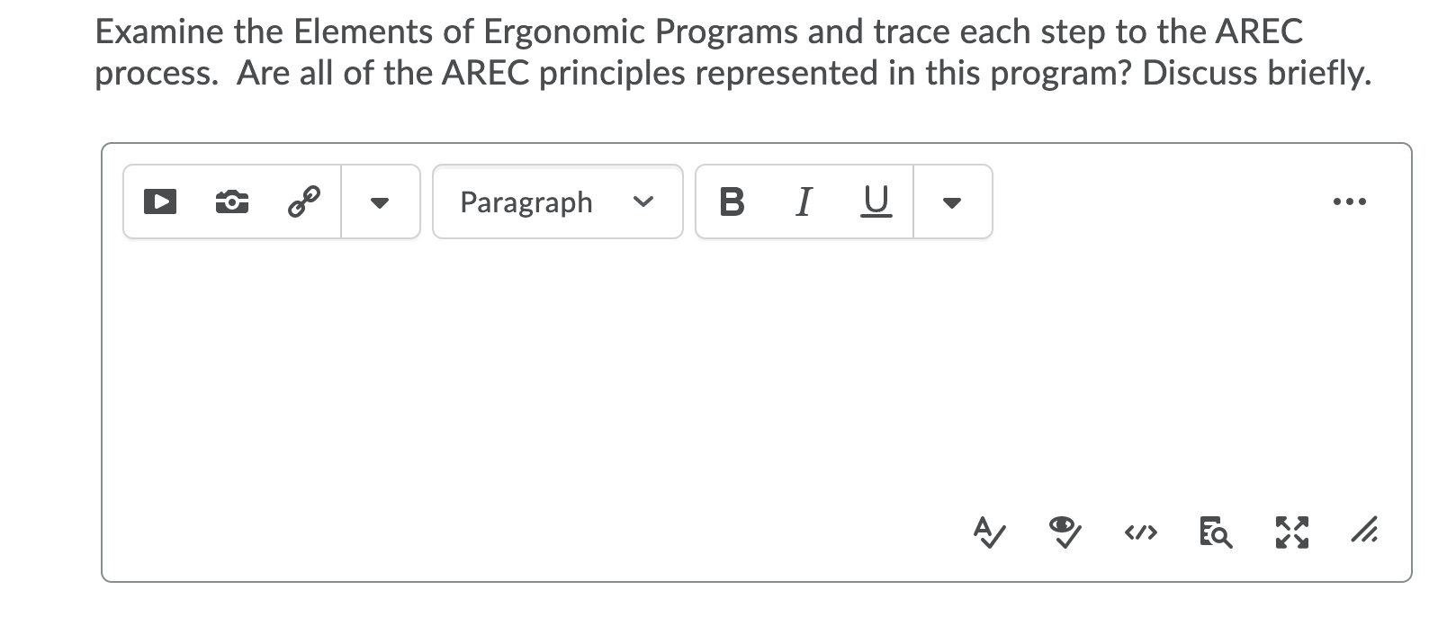 Solved Examine the Elements of Ergonomic Programs and trace | Chegg.com
